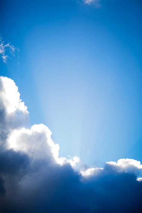 Clouds And Sun Rays Free Stock Photo Public Domain Pictures