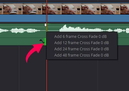 How To Add Audio Transitions In DaVinci Resolve Edits