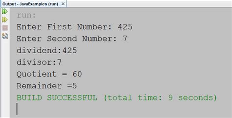 Compute Quotient And Remainder In Java Programming Code Examples