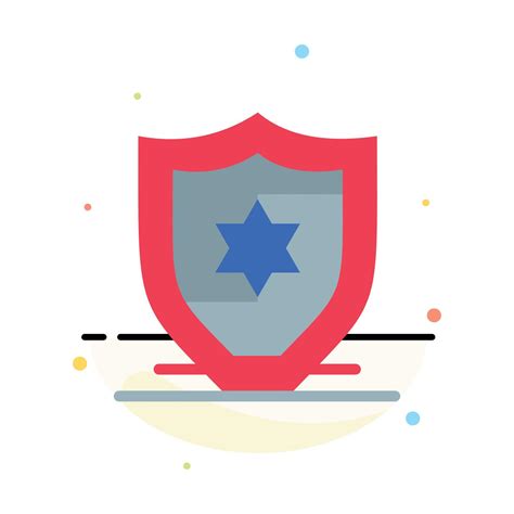American Protection Shield Abstract Flat Color Icon Template 13145990 Vector Art At Vecteezy