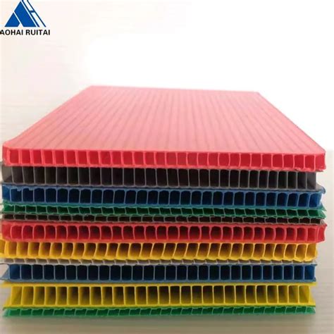 Pp Coroplast Corrugated Plastic Sheet For Advertising Notice Signs Pp Plastic Panel And