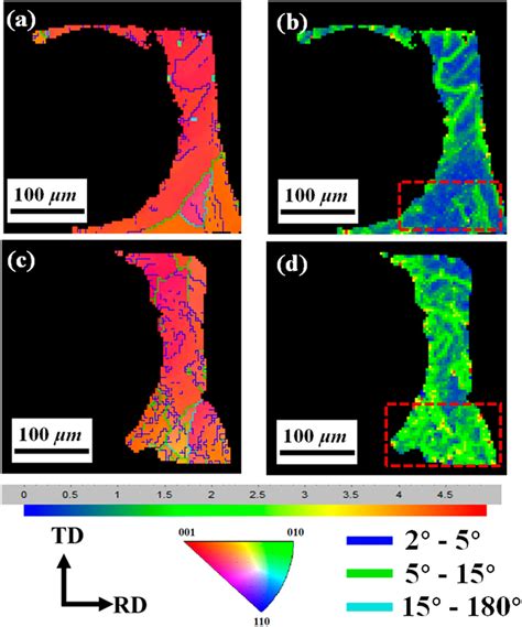 Ebsd Map And Average Orientation Difference Distribution Of Sac305 Download Scientific Diagram