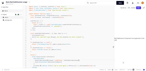 Barcodescanner Component Not Supported On The Web While The Doc Says Web Compatible · Issue