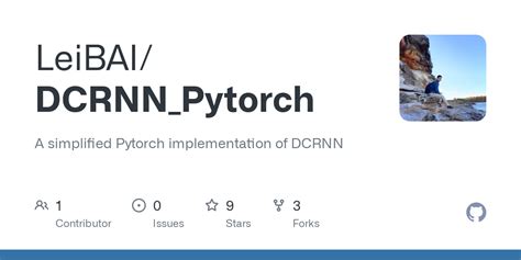 Github Leibaidcrnnpytorch A Simplified Pytorch Implementation Of Dcrnn