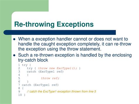 PPT Exception Handling PowerPoint Presentation Free Download ID 3960558