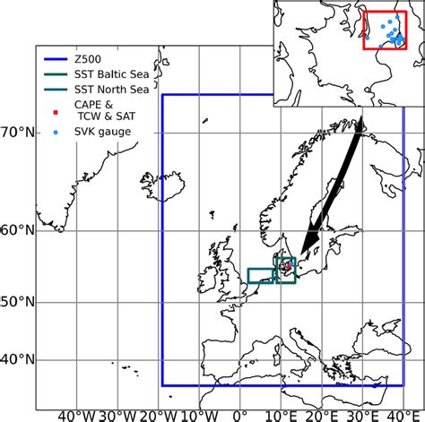 Overview Of The Geographical Data Domains Of The Explanatory Variables