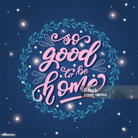 가정에 대 한 문구와 글자 포스터입니다 벡터 일러스트입니다 긍정적인 감정 표현에 대한 스톡 벡터 아트 및 기타 이미지 긍정적인 감정 표현 낱말 러시아 Istock