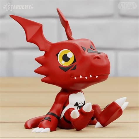 Guilmon Chibi Digimon Tamers 3d Model 3d Printable Cgtrader