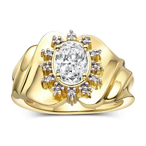 Rylos Rings For Women 14k Yellow Gold Ring With Oval 7x5mm Gemstone