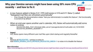 RNUG HCL Notes FP Performance Boost Re Reloaded PPT