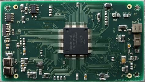 Detailed Circuit Board Showcasing Advanced Electronics Technology Premium AI Generated Image