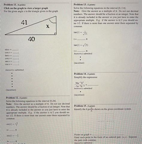 Solved Problem Points Click On The Graph To View A Chegg Com