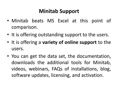 Minitab A Statistical Tool Pptx Business Banking And Finance Business