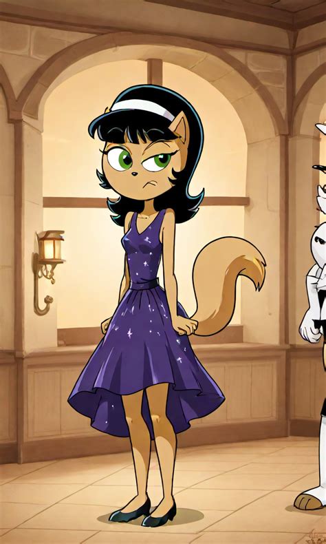 Kitty Katswell Wearing A Purple Dress By Jermain2miller On Deviantart