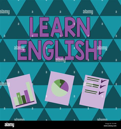 Writing Note Showing Learn English Business Concept For Gain Acquire