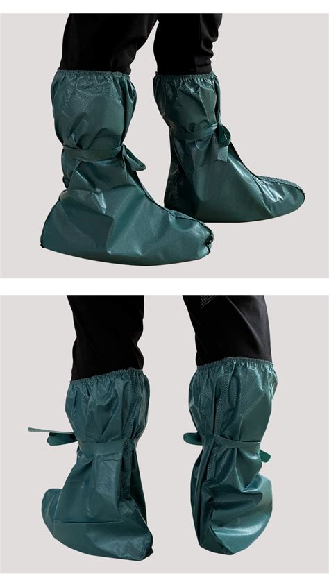 微护佳4000鞋套防化实验室脚套化工应急工业劳保耐酸碱防硫酸靴套 广州邦安劳保用品有限公司