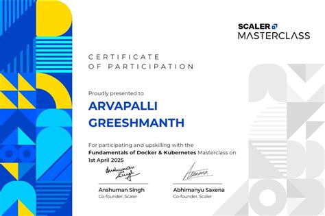 docker kubernetes cloudcomputing devops scaler learning
