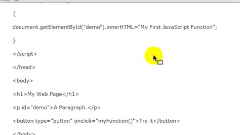 Lesson 02 Javascript Functions And Events Sahalsoftware Youtube