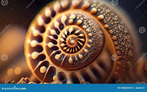 Closeup Of Spiral Shell Details Snail Swirl Science And Biology Beautiful Hermit Crab Shell