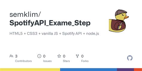 Github Semklimspotifyapiexamestep