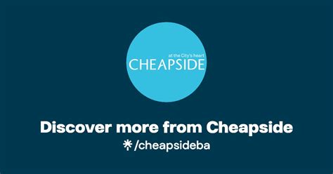 Discover More From Cheapside Linktree