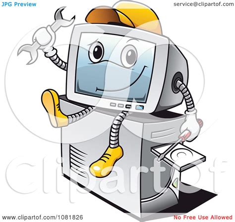 Computer Technician Clip Art