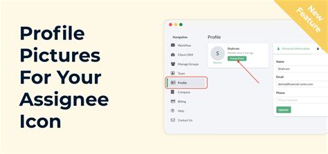 New Feature Profile Pictures For Your Assignee Icon Financial Cents