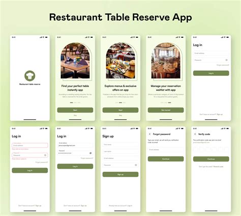 DineTable App UI Template Restaurant Table Reservation App In Flutter ReserveSpot App