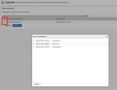 Step By Step Nexus Repository To Upgrade Wizard Instructions