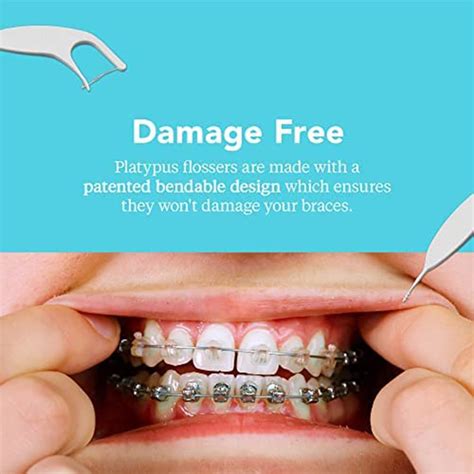 Buy Platypus Orthodontic Flossers For Braces Ortho Picks For Adults