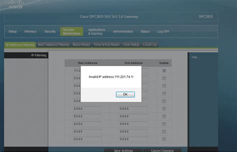 When Adding Ip Address To Block On Router It Says Invalid Ip Address Super User