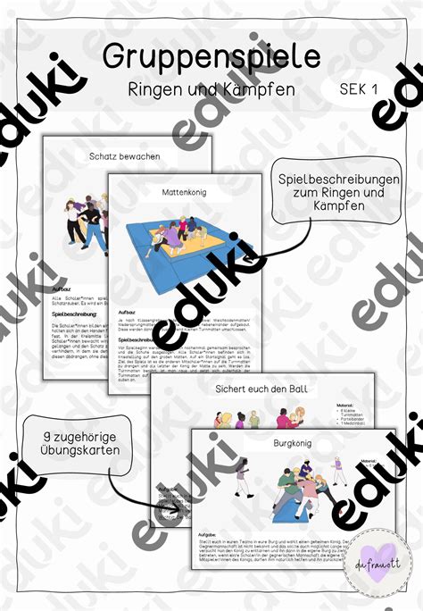 Ringen Und Kämpfen Gruppenspiele Unterrichtsmaterial Im Fach Sport
