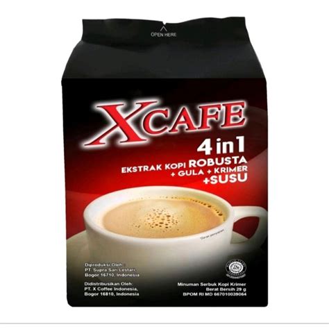 Xcafe Instant Coffee 4in1 1 Pack Premium Instant Coffee Shopee Malaysia
