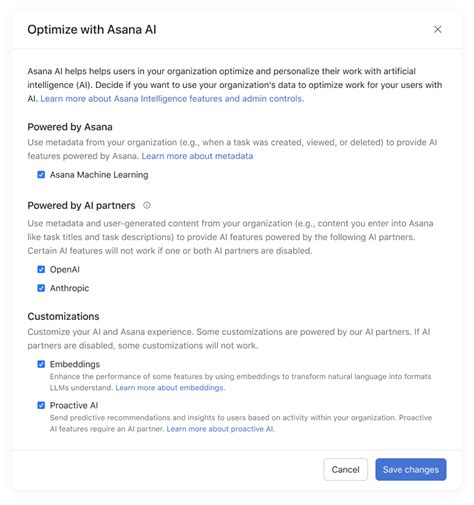 Asana Ai Features And Admin Controls