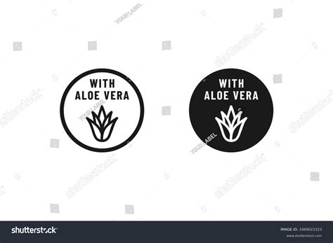 Aloe Vera Extract Stamp Aloe Vera Stock Vector Royalty Free
