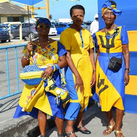 Barbados Flag Women Barbados People Barbados Clothes Barbados Flag