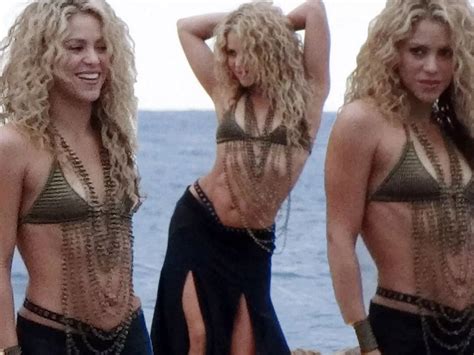 Shakira Belly Dancing Outfits