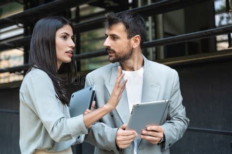 Communication Problems Relationship Difficulties Young Couple Man And