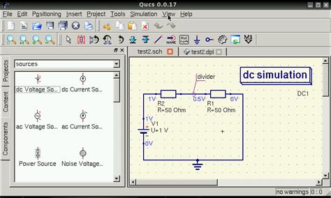 Quite Universal Circuit Simulator Qucs V00173 Pandora Application