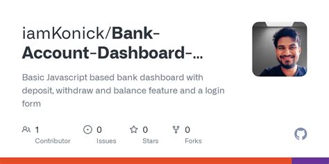 github iamkonick bank account dashboard using javascript basic