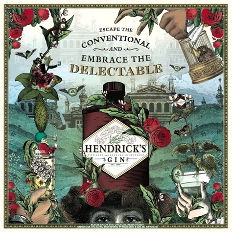 Hendricks Gin Quaker City Mercantile Hendricks Gin Illustrations