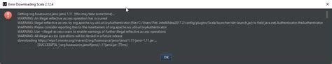 Unable To Download Ivy Scala Sdks Ides Support Intellij Platform Jetbrains