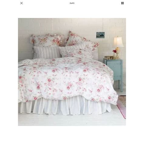 Rachel Ashwell Shabby Chic Couture Wildflower Bouquet Pink White Poplin … Shabby Chic Room