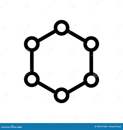 Molecule Icon Vector Chemistry Illustration Sign Scientific Symbol