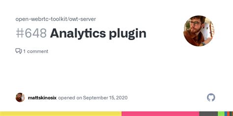 Analytics Plugin Issue Open Webrtc Toolkit Owt Server GitHub