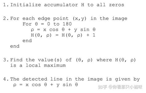 霍夫变换hough Transform详解（附代码） 知乎