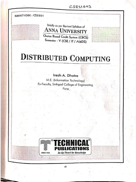Distributed Computing Pdf