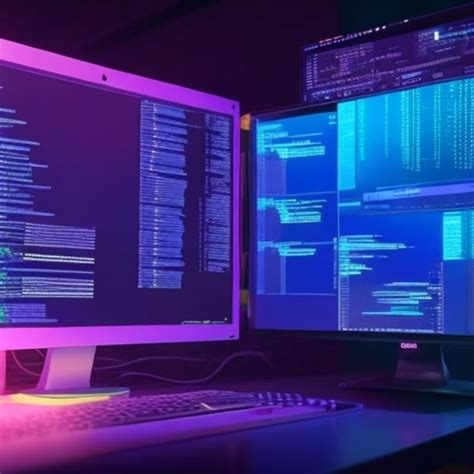 Premium Photo Software Development Background With Codding Ai Generated