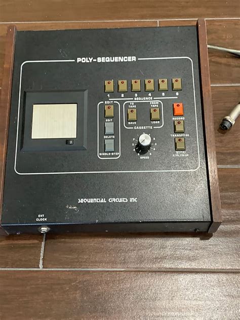 Sequential Poly Sequencer 1978 1982 Black Walnut Reverb