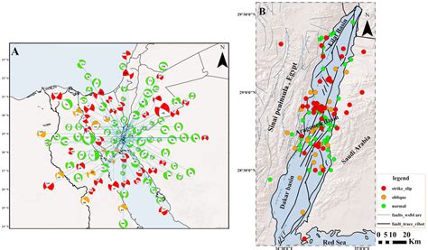 A Shows The Beachball Diagram For Earthquakes That Happened In The Download Scientific